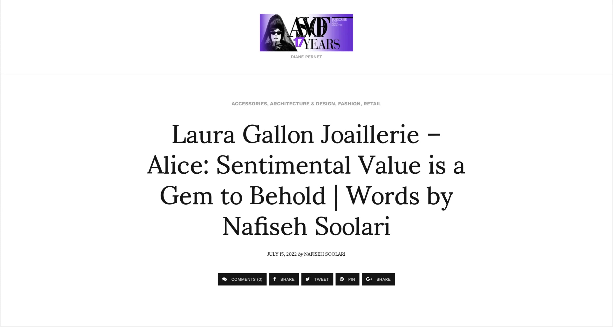 A Shaded View – Laura Gallon